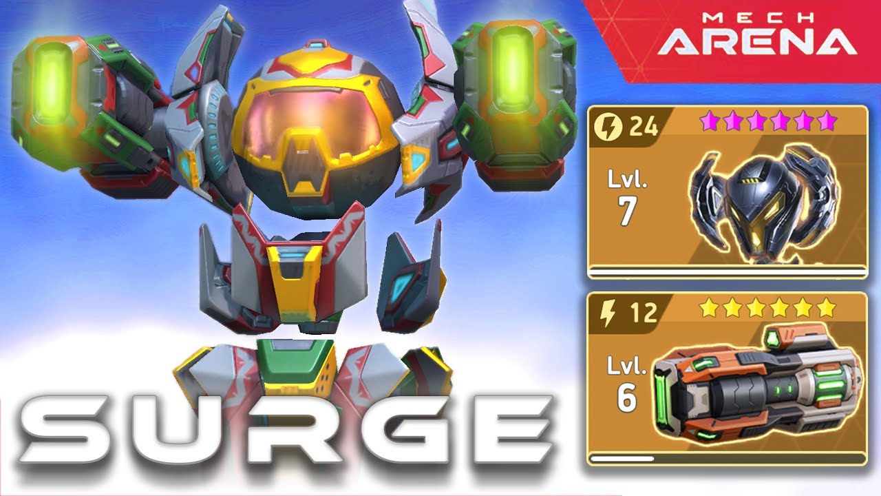 Special Surge and Disruptor - Mech Arena - YouTube