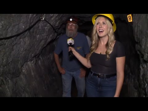Molly's Riehl goes underground to explore the mine! - YouTube