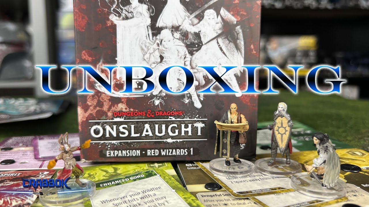 Red Wizards 1 Expansion - Dungeons & Dragons Onslaught Unboxing - YouTube