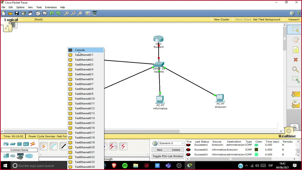 tutorial de conexion estatica - YouTube