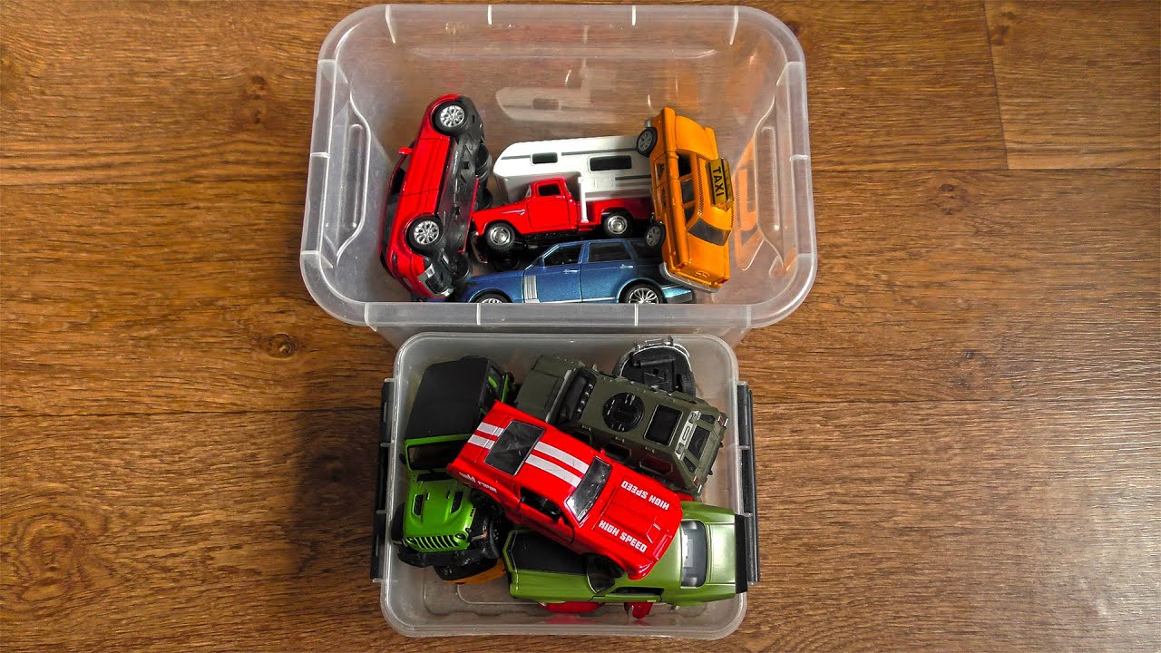 2 Boxes With Different Cars Inside - YouTube