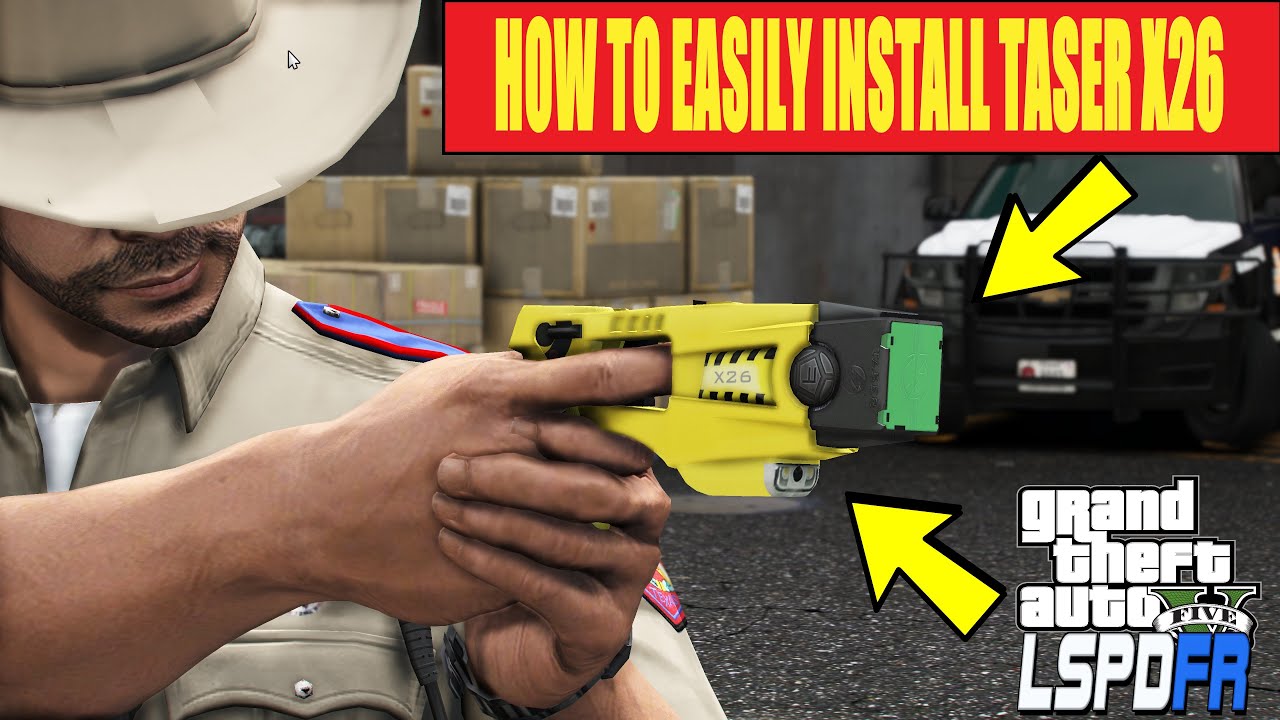 How To Install Taser X26 | GTA 5 LSPDFR - YouTube