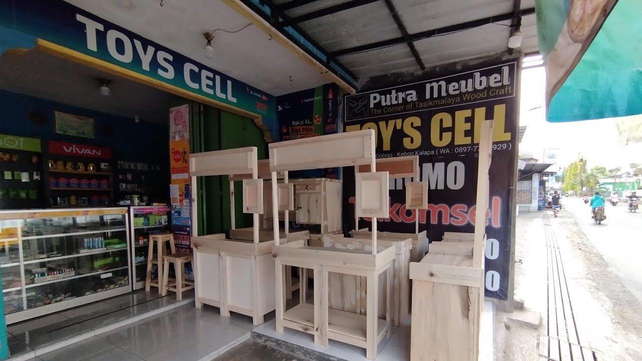 Meja Booth Portable / Meja Dagang Lipat / Meja Kompor Portable, Rangka ...