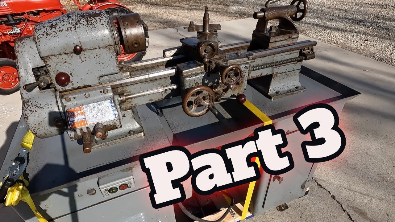 Antique Lathe - Part 3, Cleaning & Reassembly - YouTube