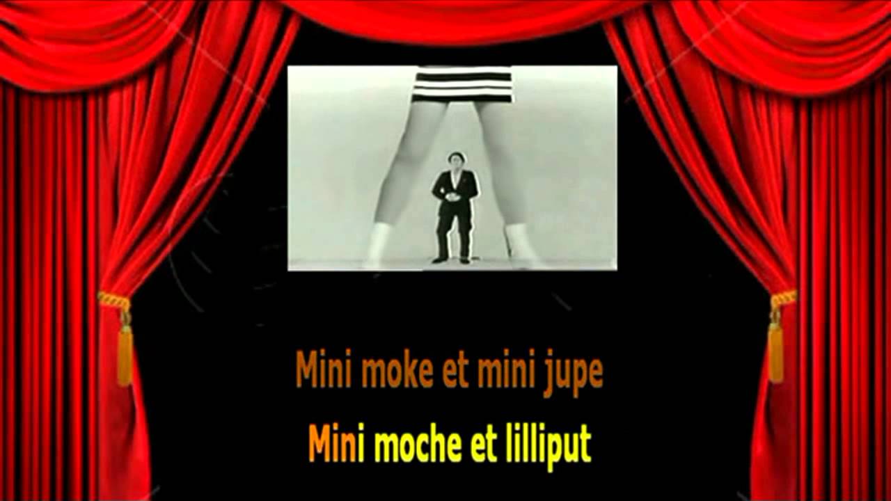 Karaoké Jacques Dutronc - Mini mini - YouTube