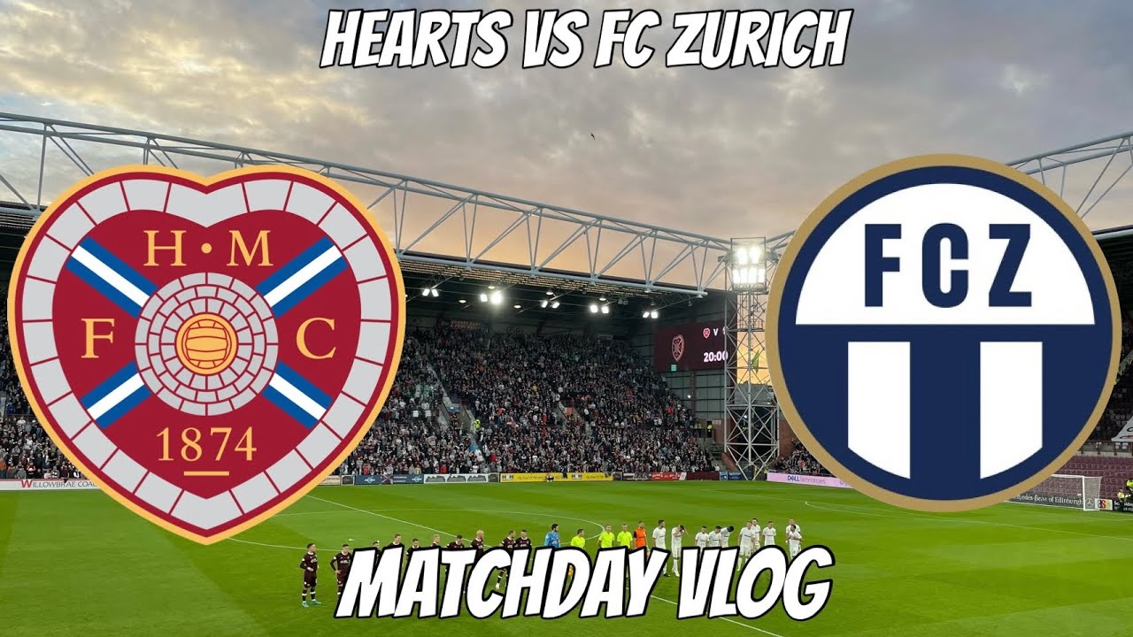 EUROPEAN FOOTBALL RETURNS!!! | Hearts VS FC Zurich | The Hearts Vlog ...