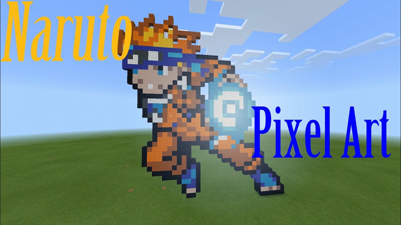 Naruto Minecraft Pixel Art(MCPE) - YouTube