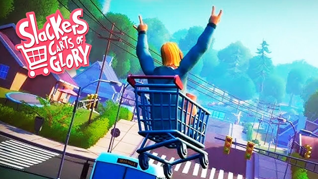 STREET RACING a Shopping CART.. Slackers - Carts of Glory Gameplay ...