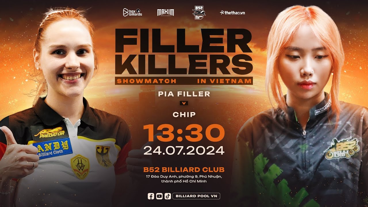 🔴Showmatch: Pia Filler vs Chip Chip | Race to 5 | Killer Fillers in Vietnam - YouTube