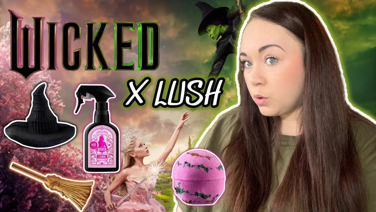 WICKED X LUSH SPOILERS | FIRST IMPRESSIONS, SCENTS & PRICES! - YouTube
