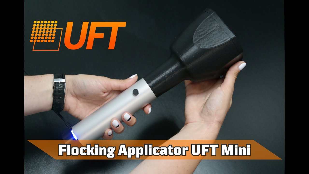 Flocking Applicator UFT Mini. Flocking Machine - YouTube
