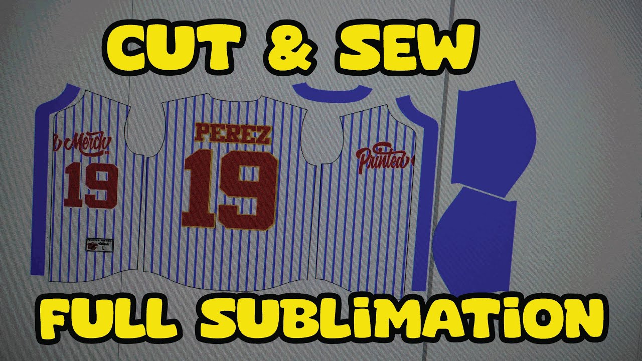 HOW TO DESIGN A BASEBALL JERSEY - YouTube