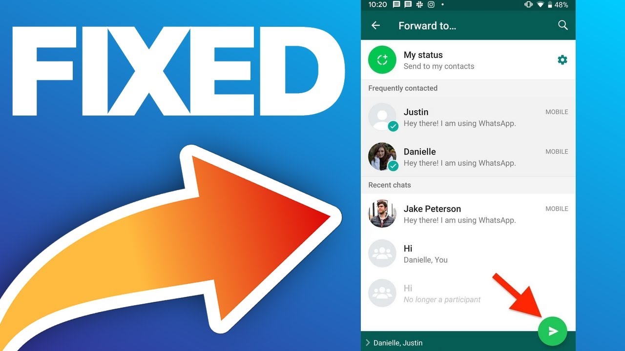 How to Fix and Solve Whatsapp Forward Problem on Android Phone - YouTube