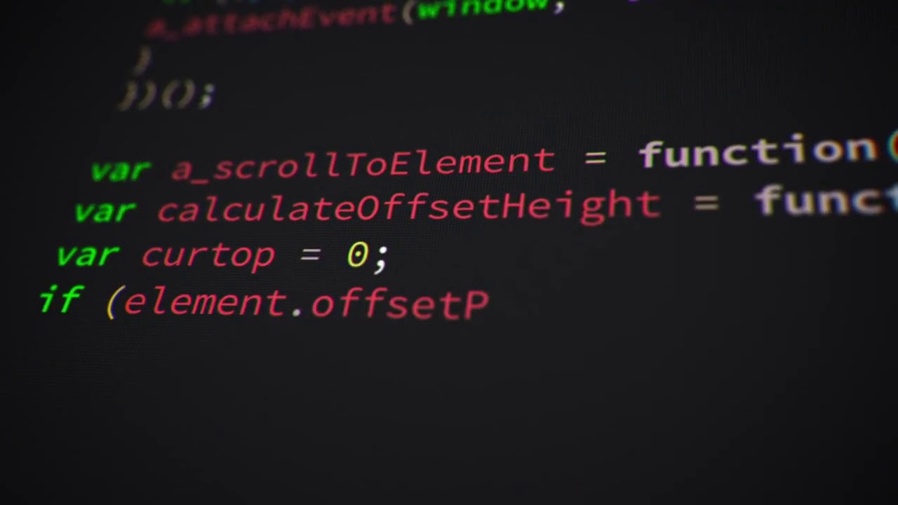 Programming Web Code Scroll - YouTube