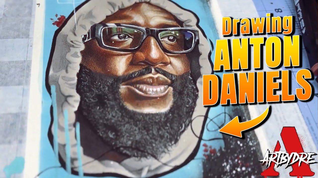 ANTON DANIELS Realistic Drawing Tutorial (Time Lapse) 🎨 Easy Drawing ...