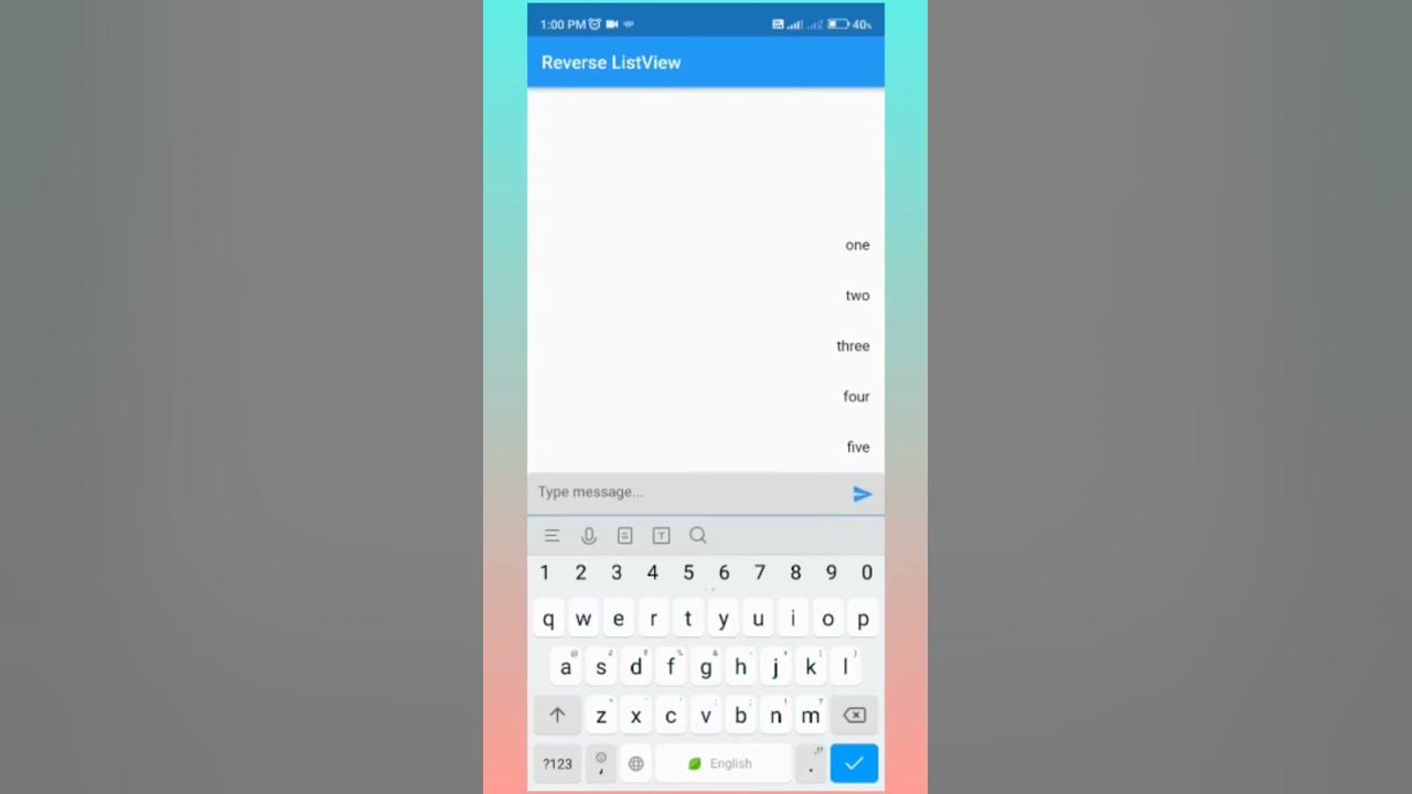 How To Implement Reverse Listview In Flutter Reverselistview Flutter Coding Youtube