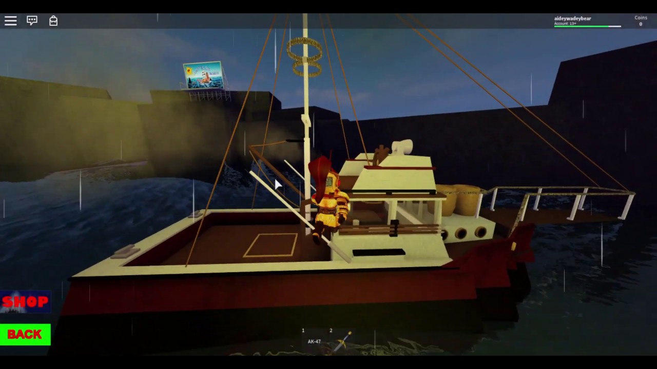 Roblox Jaws devoured. Darn shark is trying to kill me :( - YouTube