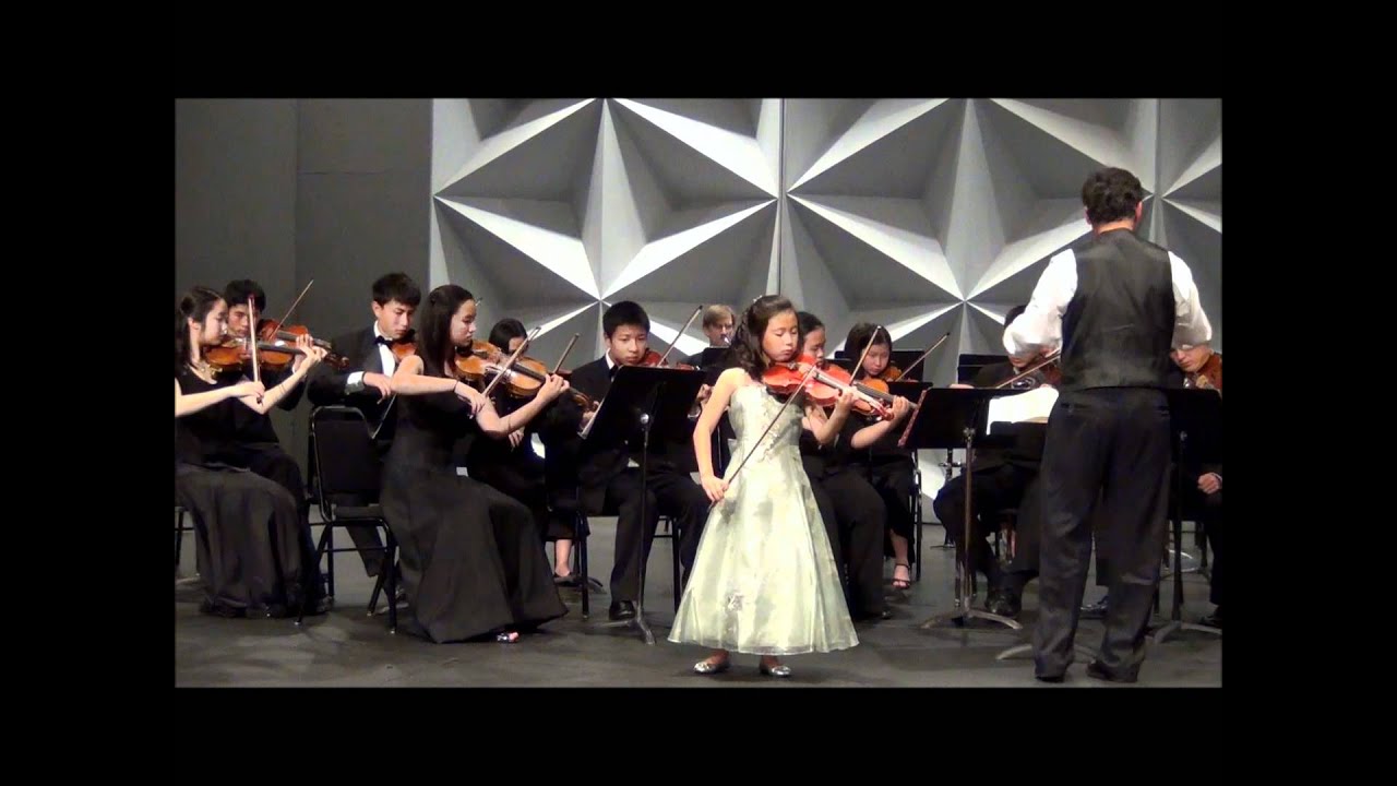 Sabrina Kim (9) Viotti Violin Concerto No. 23 Mvt. I Allegro - YouTube