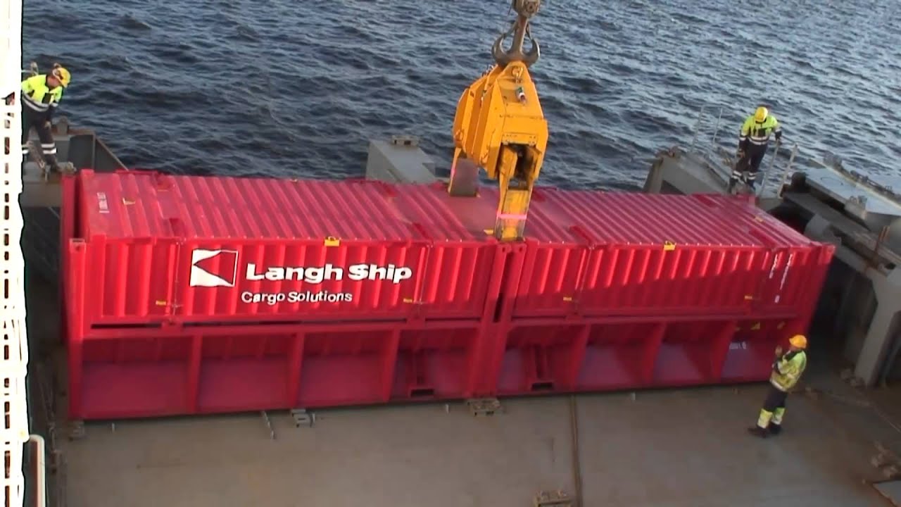 40’ Open Top Cradle Container - YouTube