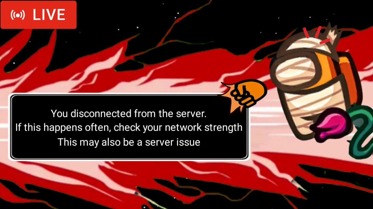 Among Us Live - Fixing Server Disconnected Problem in Among Us New ...