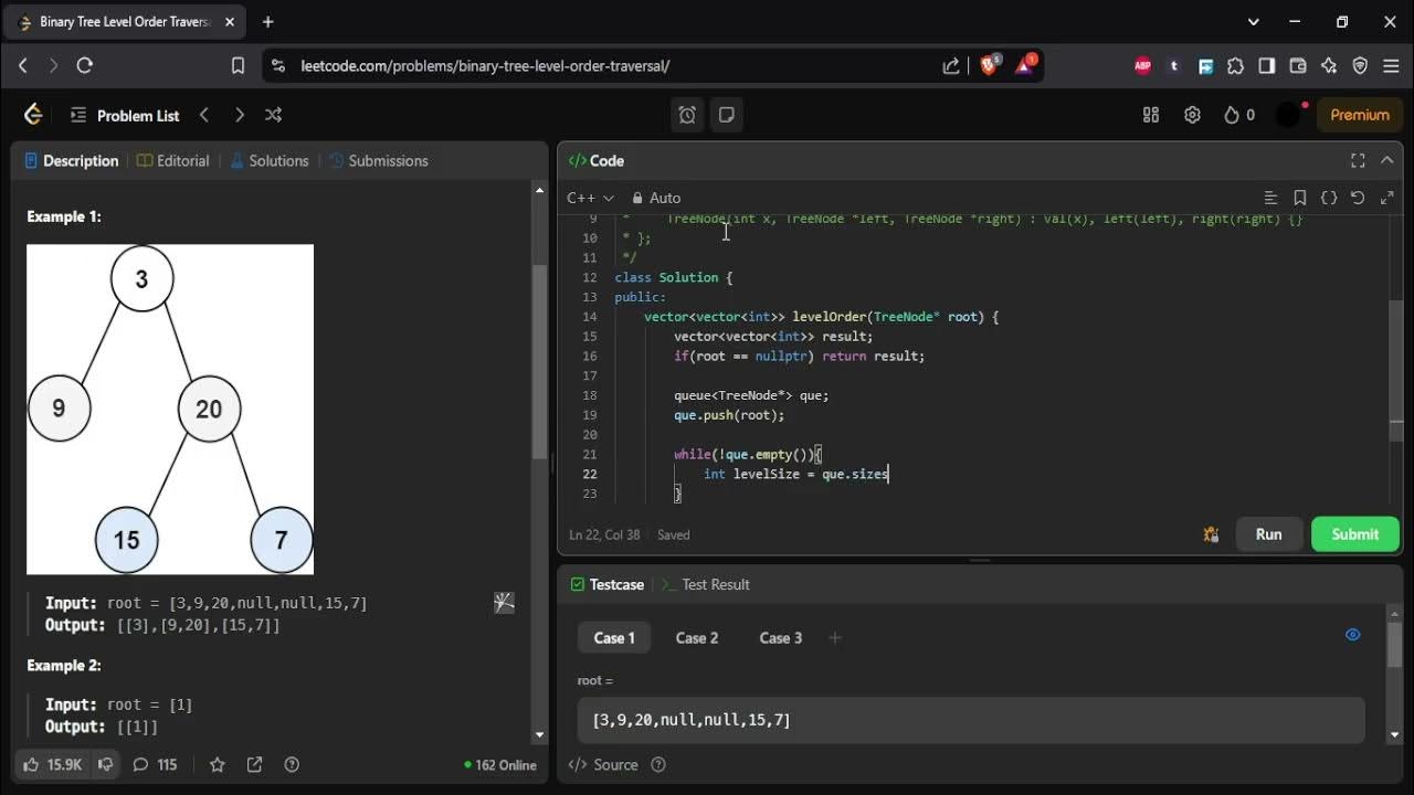 برمجهleetcode-102 - YouTube