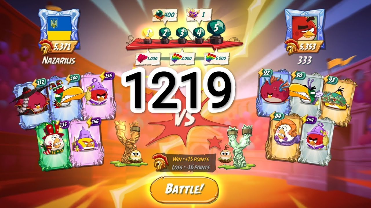 Angry birds 2. Arena. Перемога | Win N°1219 - YouTube