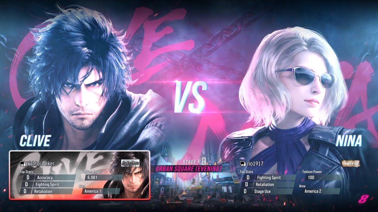 Tekken 8 Ranked Match 22 Clive vs. Nina - YouTube