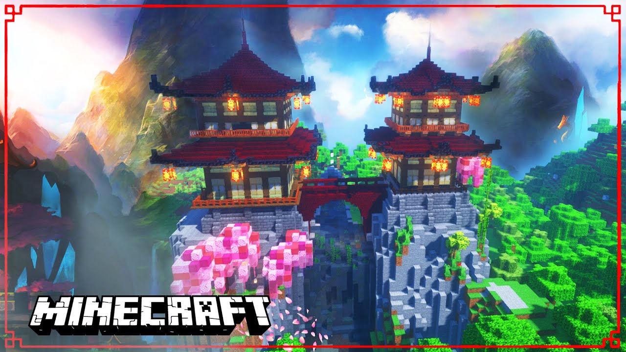 Minecraft Japanese Shrine Tutorial🏮🏯⛩️ - YouTube
