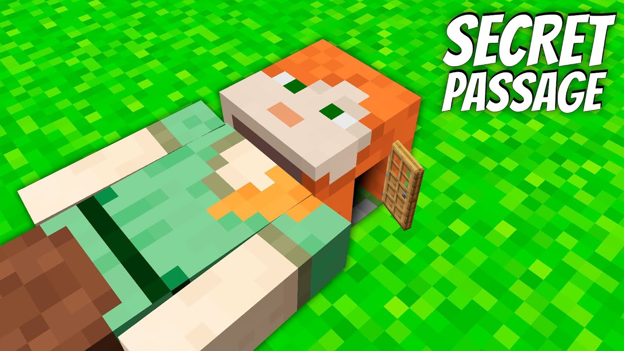 I found a SECRET DOOR inside ALEX HEAD in Minecraft ! Where do LEAD the ...