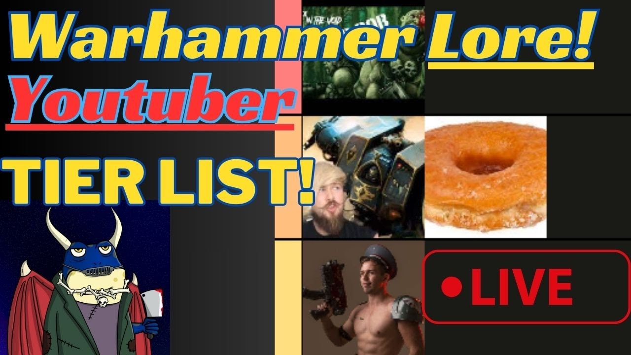 40k YouTuber Tier list! Loremaster edition - YouTube