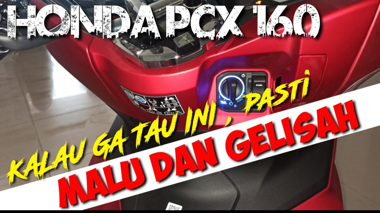 CARA KUNCI STANG PCX 160 TERBARU - YouTube