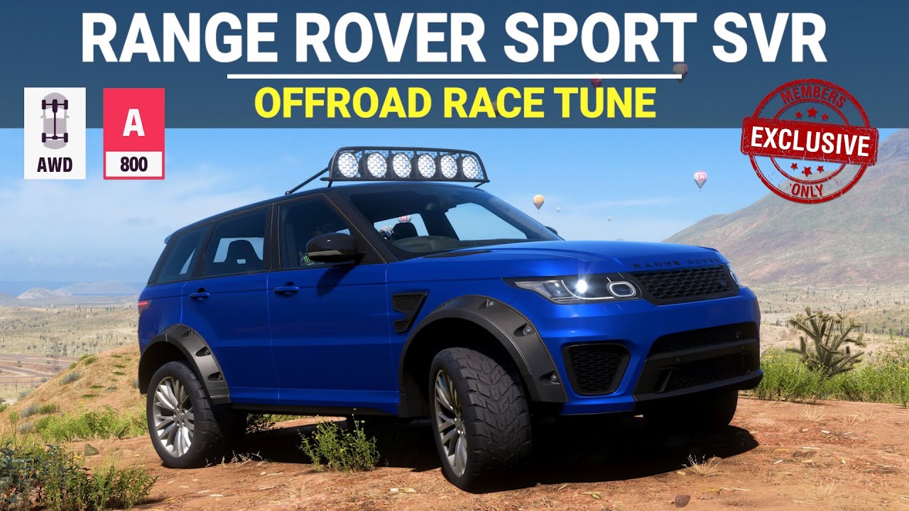 Forza Horizon 5 - 2015 Land Rover Range Rover Sport SVR - A Class ...