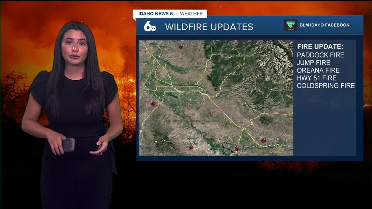 SW Idaho Wildfire Update - 8/6/2024 - YouTube