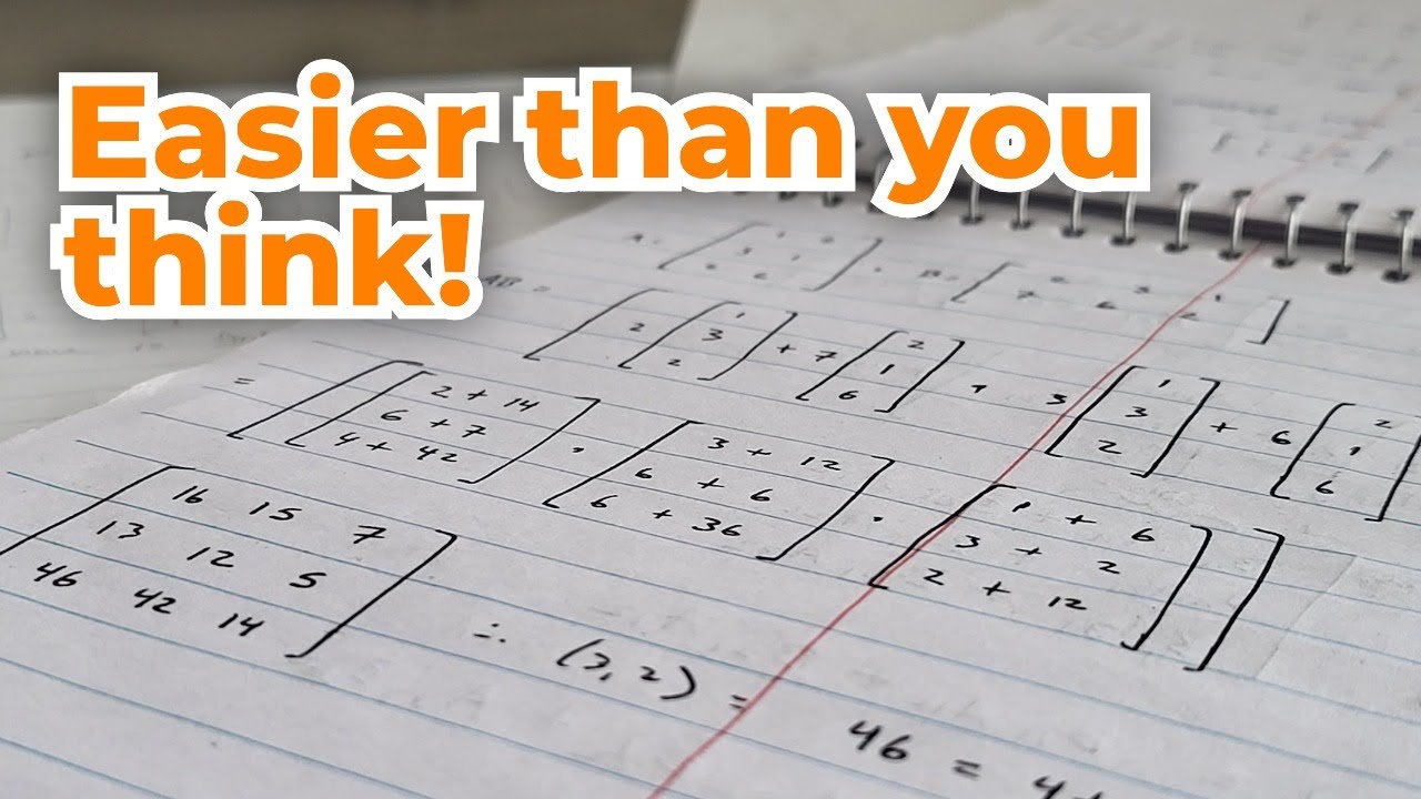 Struggling to Understand Matrix Multiplication? WATCH THIS!! | Linear ...