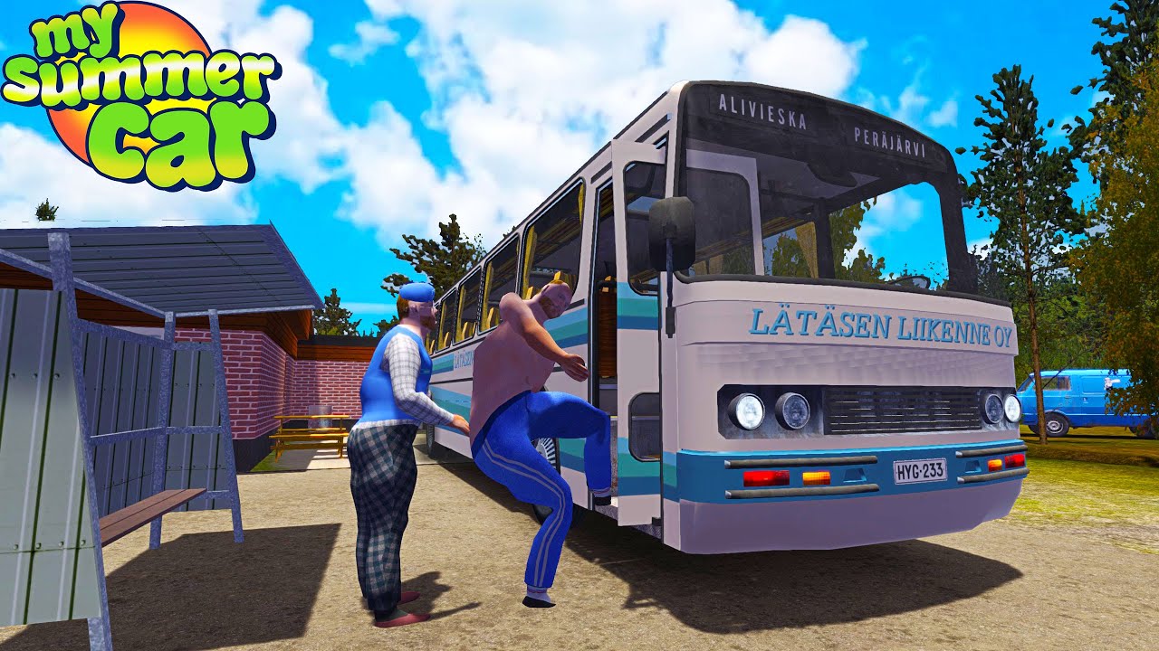 WORST BUS DRIVER [DRIVABLE BUS] - My Summer Car - YouTube