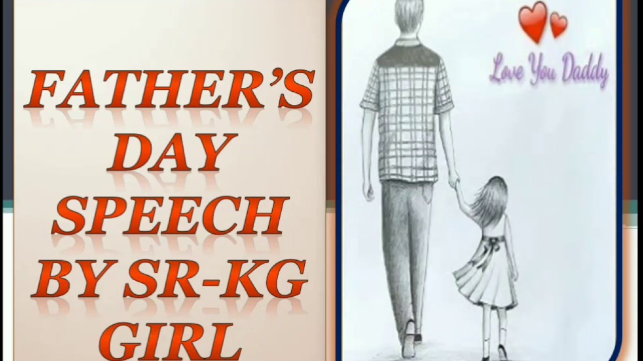 Father's Day Speech for kids - YouTube