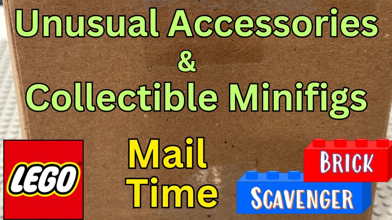 Unusual Accessories and Collectible Minifigures on Lego Mail Time - YouTube