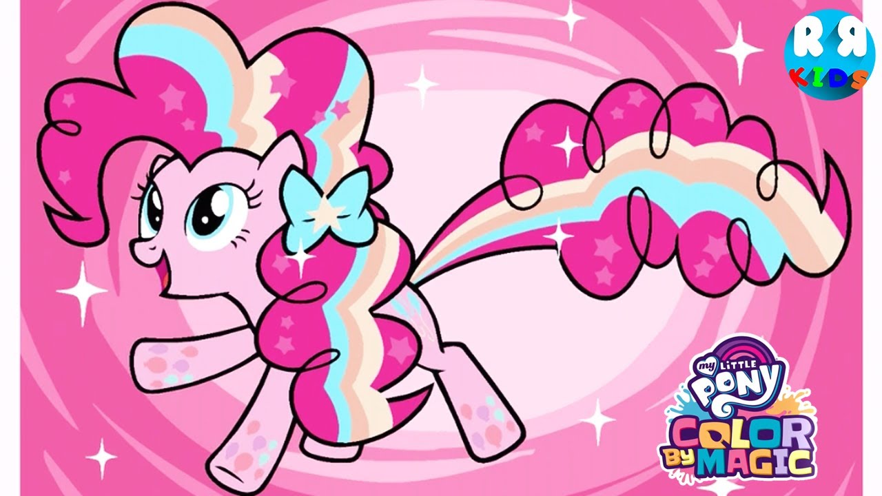 My Little Pony Color By Magic - Play and Colors Pinkie Pie - YouTube