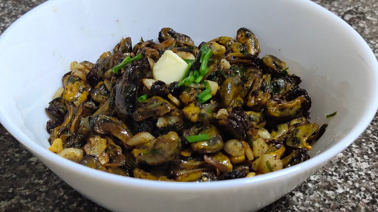 Butter garlic mussels recipe || Dry mussels recipe || Mussel fry ...