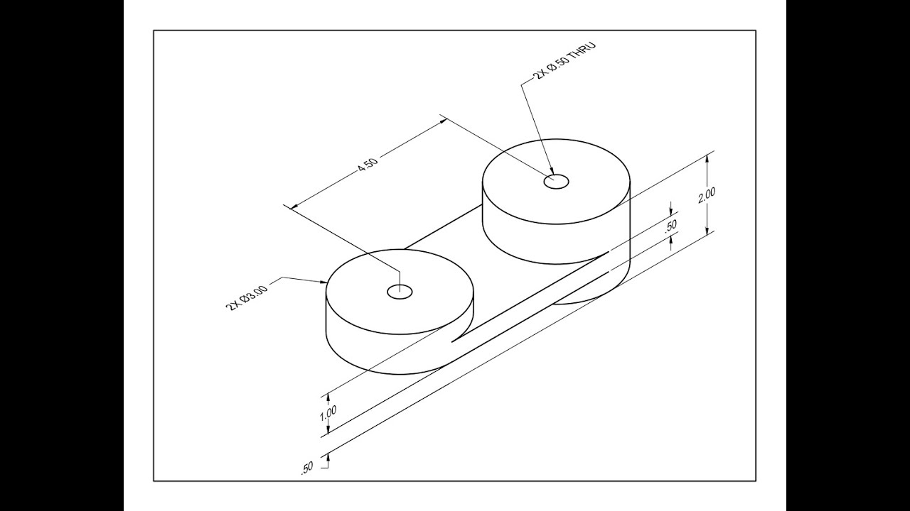 Introduction to AutoCAD - Isometric Drafting - YouTube