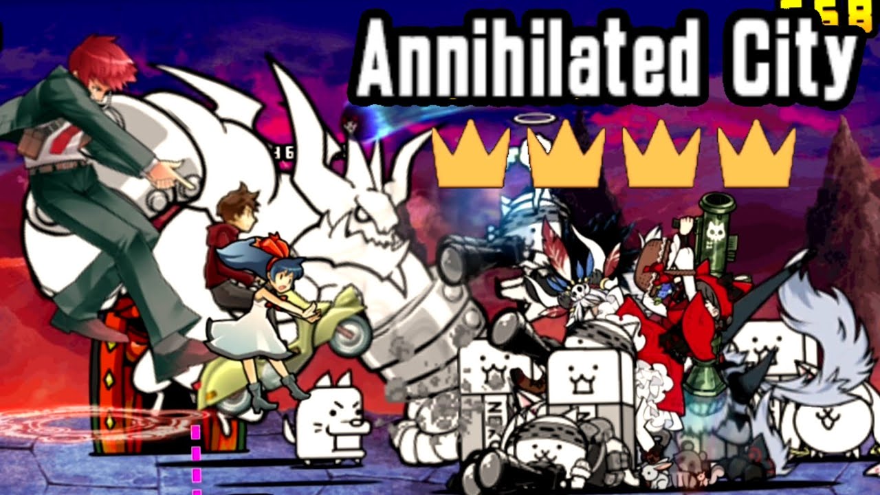 Annihilated City (4 Crown Test) | The Battle Cats [Shoumetsu Toshi ...