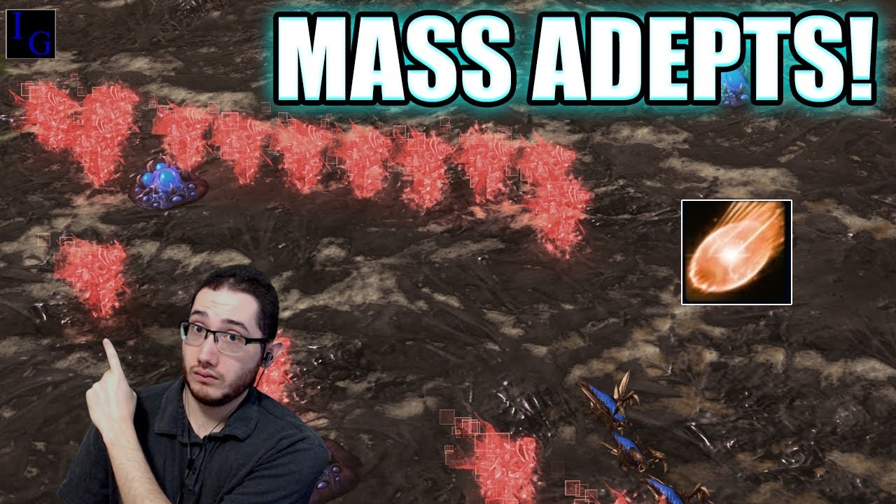 herO is too ADEPT at this build! (vs Rogue) | StarCraft 2 SC2 Highlight ...