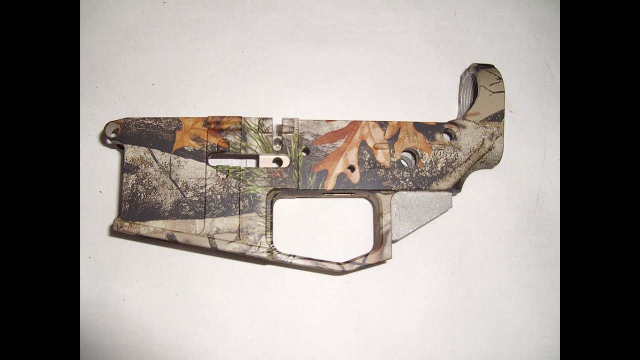 AR-15 Lower Receiver Hydrographics Vista Camo - Final with Video and ...