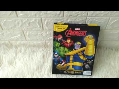 My Busy Book Marvel Avengers Infinity War includes a Storybook, 12 Toy ...