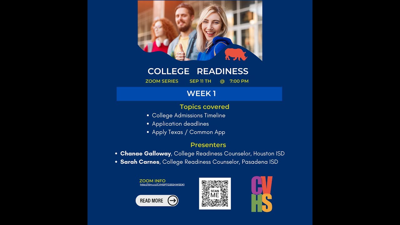College Readiness - Week 1 - September 11, 2024 - YouTube
