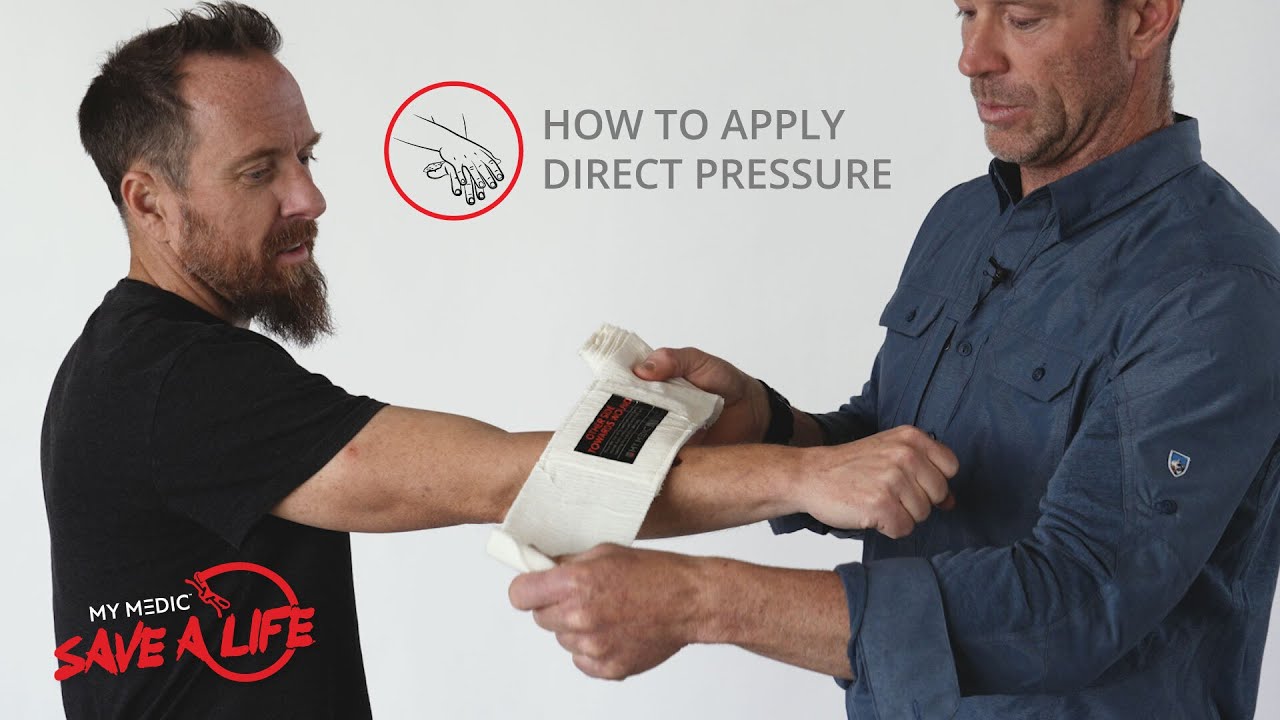 How To Apply Direct Pressure - YouTube