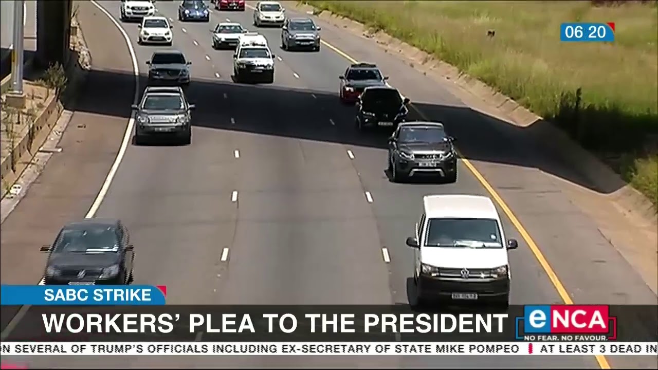 SABC workers' plea to the president - YouTube