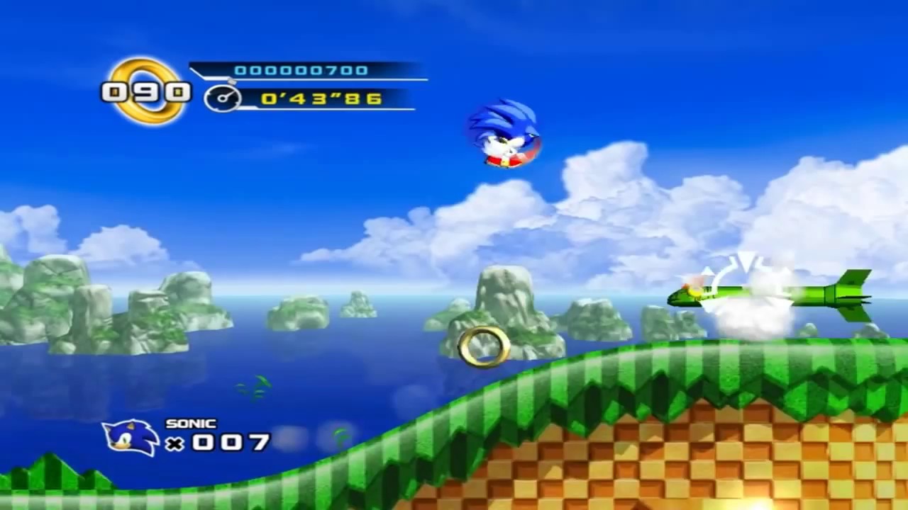 Sonic 4 Episode 1 part 1 Splash Hill Zone - YouTube