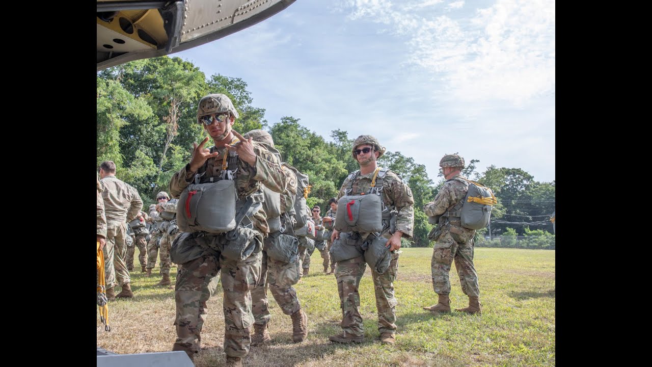 1/143rd Airborne Infantry Training August 2020 - YouTube