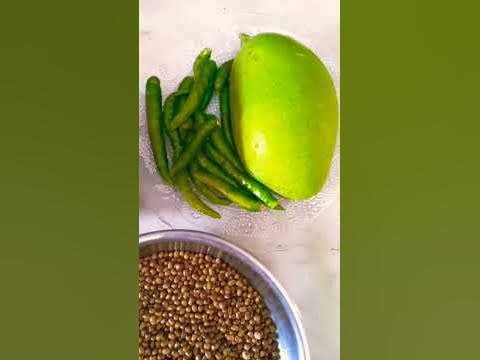 fryed pasalu ,mango , coconut pappu summer ☀️ special ♥️ 😋 - YouTube